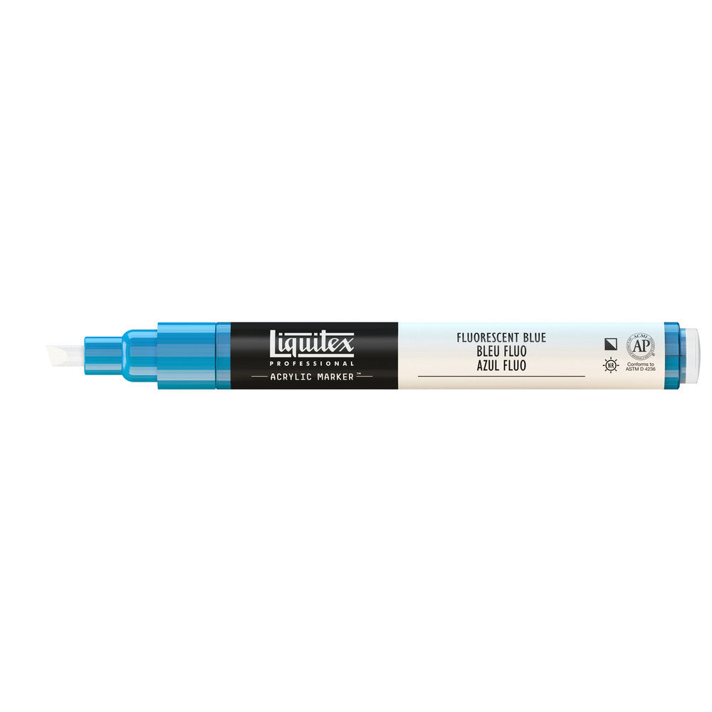 Professional Acrylic Marker - Fluorescent Blue – Liquitex