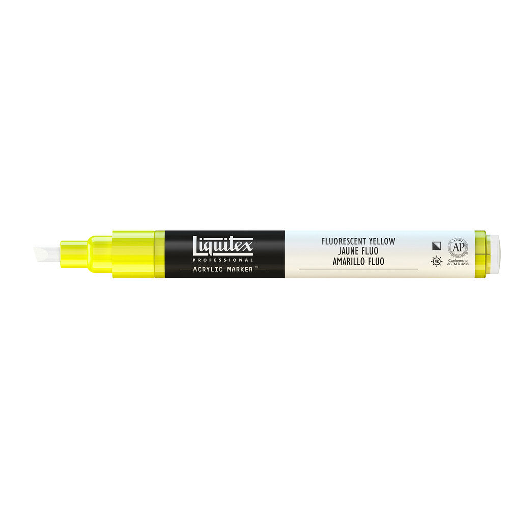 Professional Acrylic Marker - Fluorescent Yellow – Liquitex