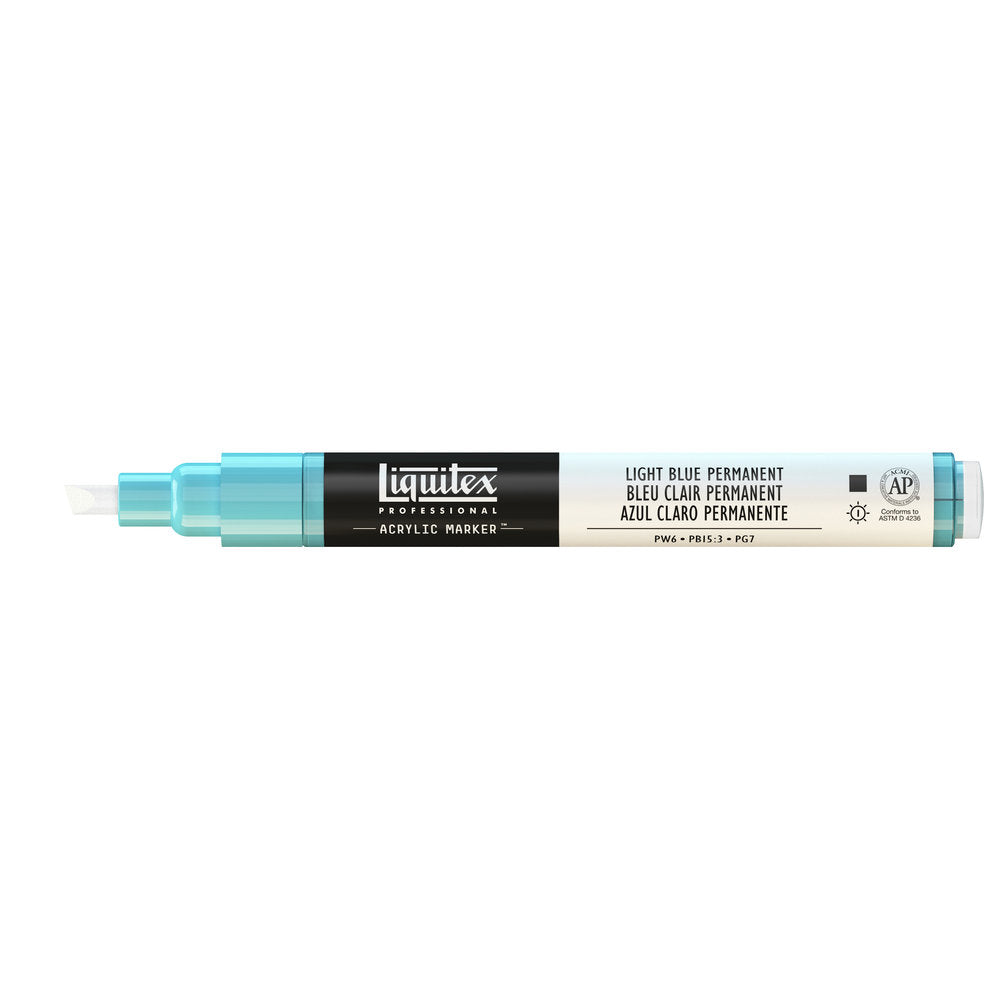 Professional Acrylic Marker - Light Blue Permanent – Liquitex