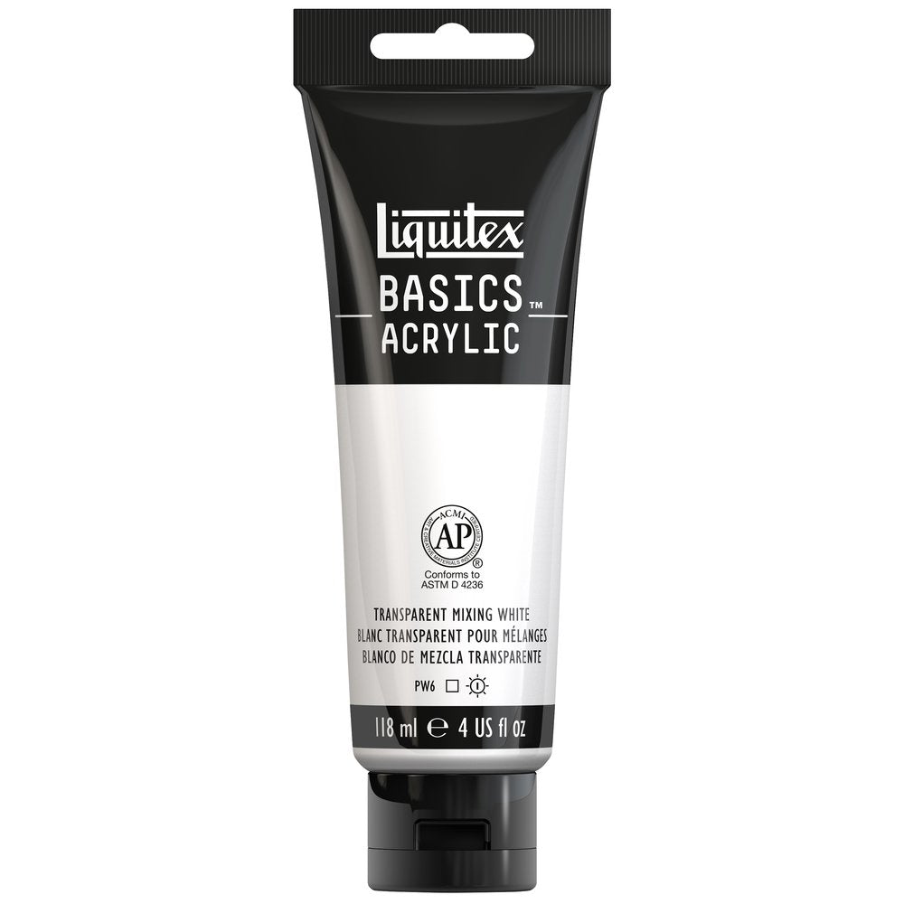Basics Acrylic Color - Transparent Mixing White – Liquitex