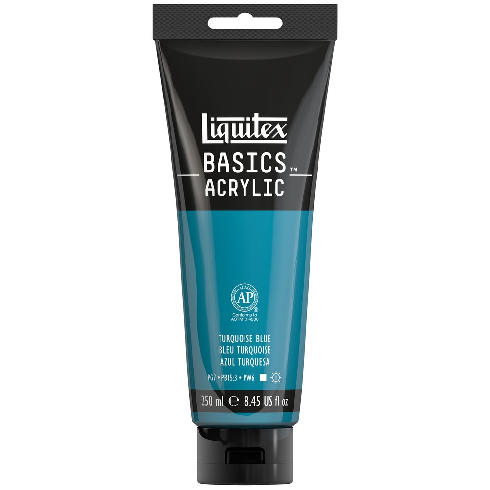Basics Acrylic Color - Turquoise Blue – Liquitex