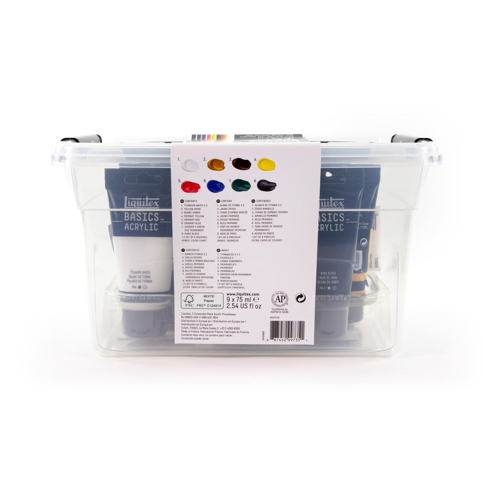 Basics Acrylic Set - Acrylic Starter Box – Liquitex