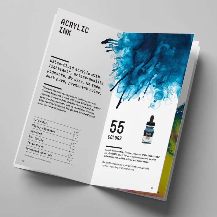 Guides, project sheets & color charts – Liquitex