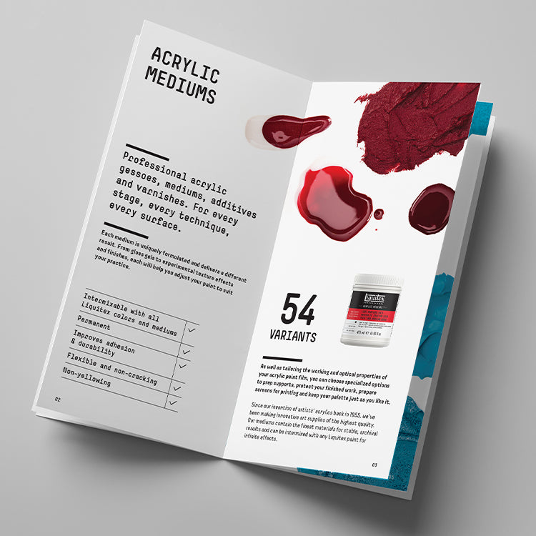 Guides, project sheets & color charts – Liquitex