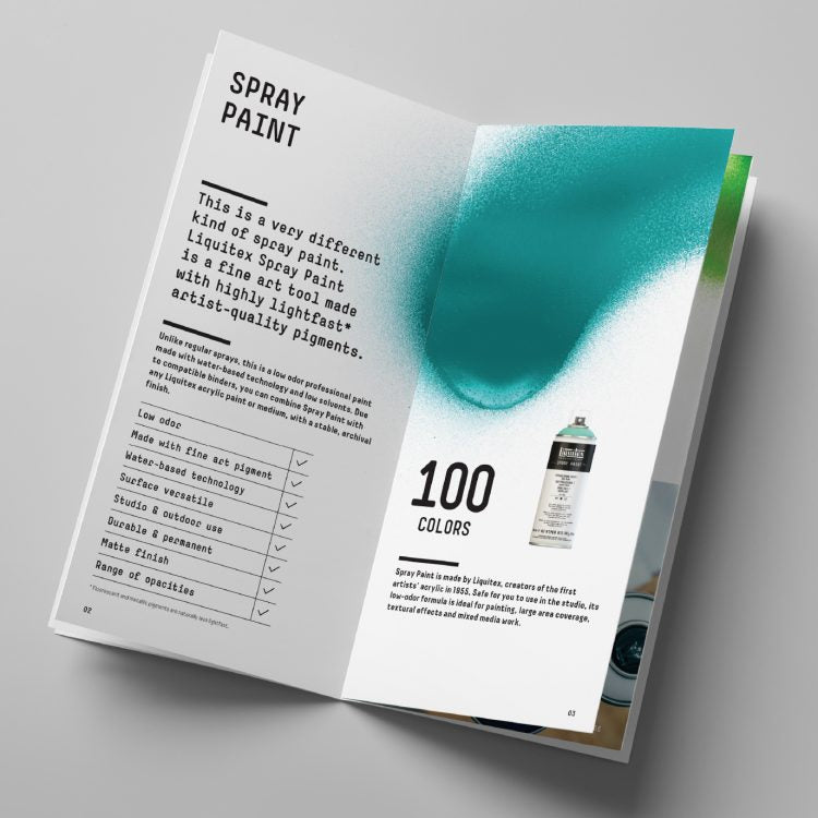 Guides, project sheets & color charts – Liquitex