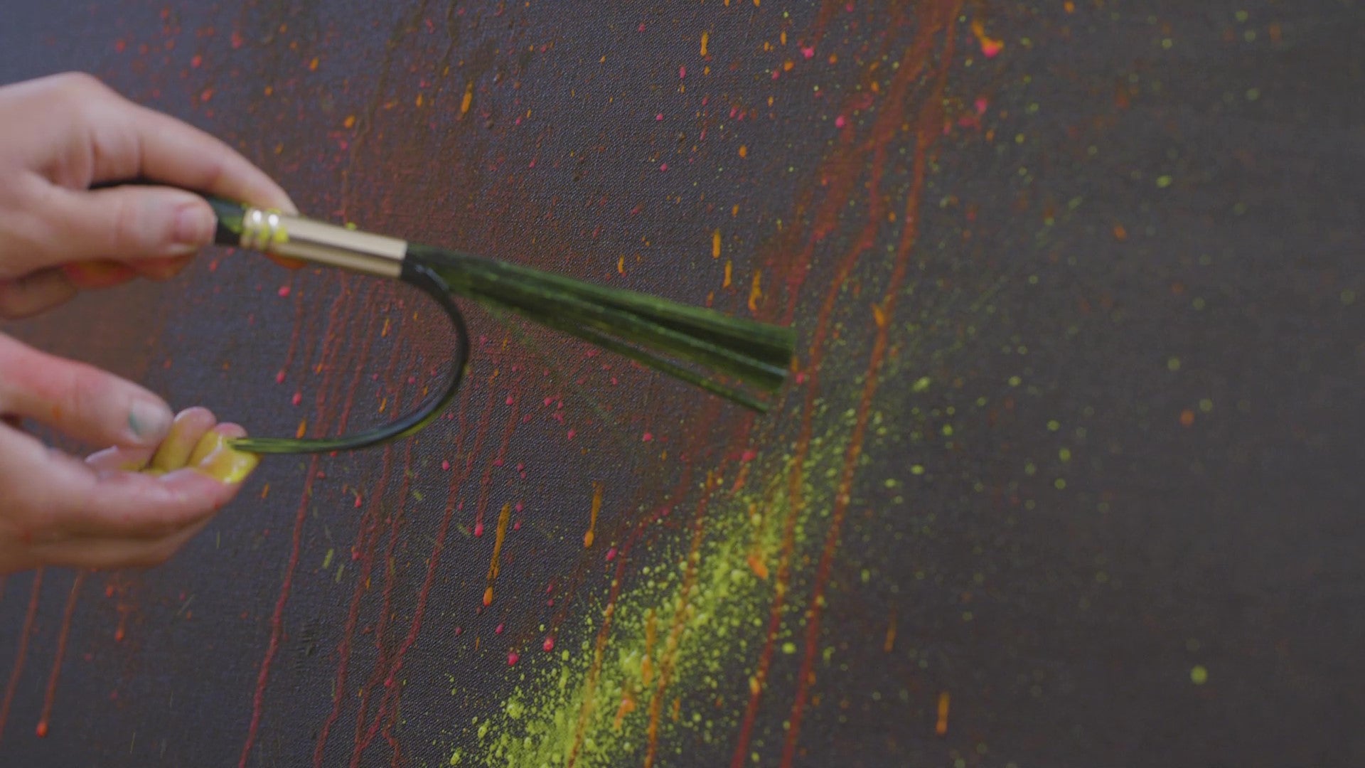 HOW TO SPLATTER WITH ACRYLIC INK – Liquitex