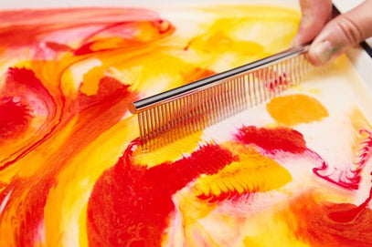 PAPER MARBLING EFFECT WITH ACRYLIC INK – Liquitex