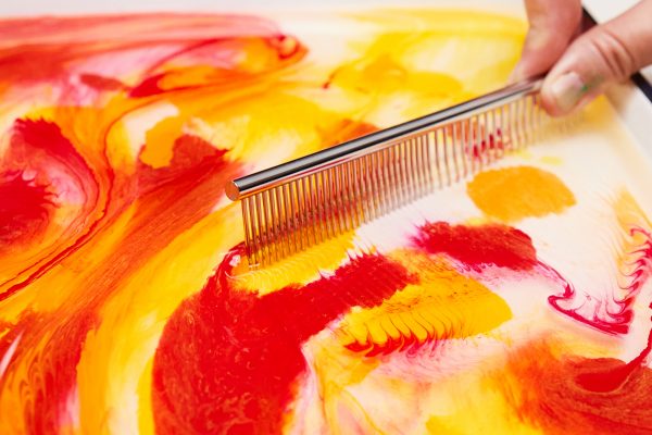 PAPER MARBLING EFFECT WITH ACRYLIC INK – Liquitex
