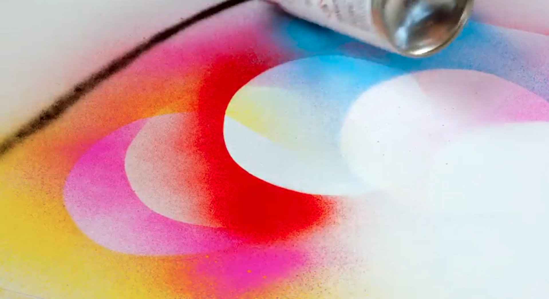 MASKING AND LAYERING WITH OUR SPRAY PAINTS – Liquitex