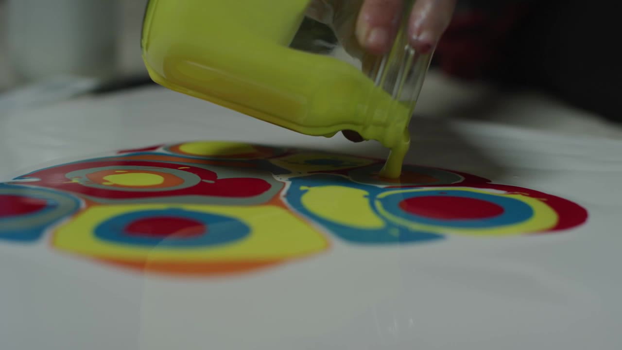 PUDDLE POUR WITH LIQUITEX BASICS AND MATTE POURING MEDIUM – Liquitex