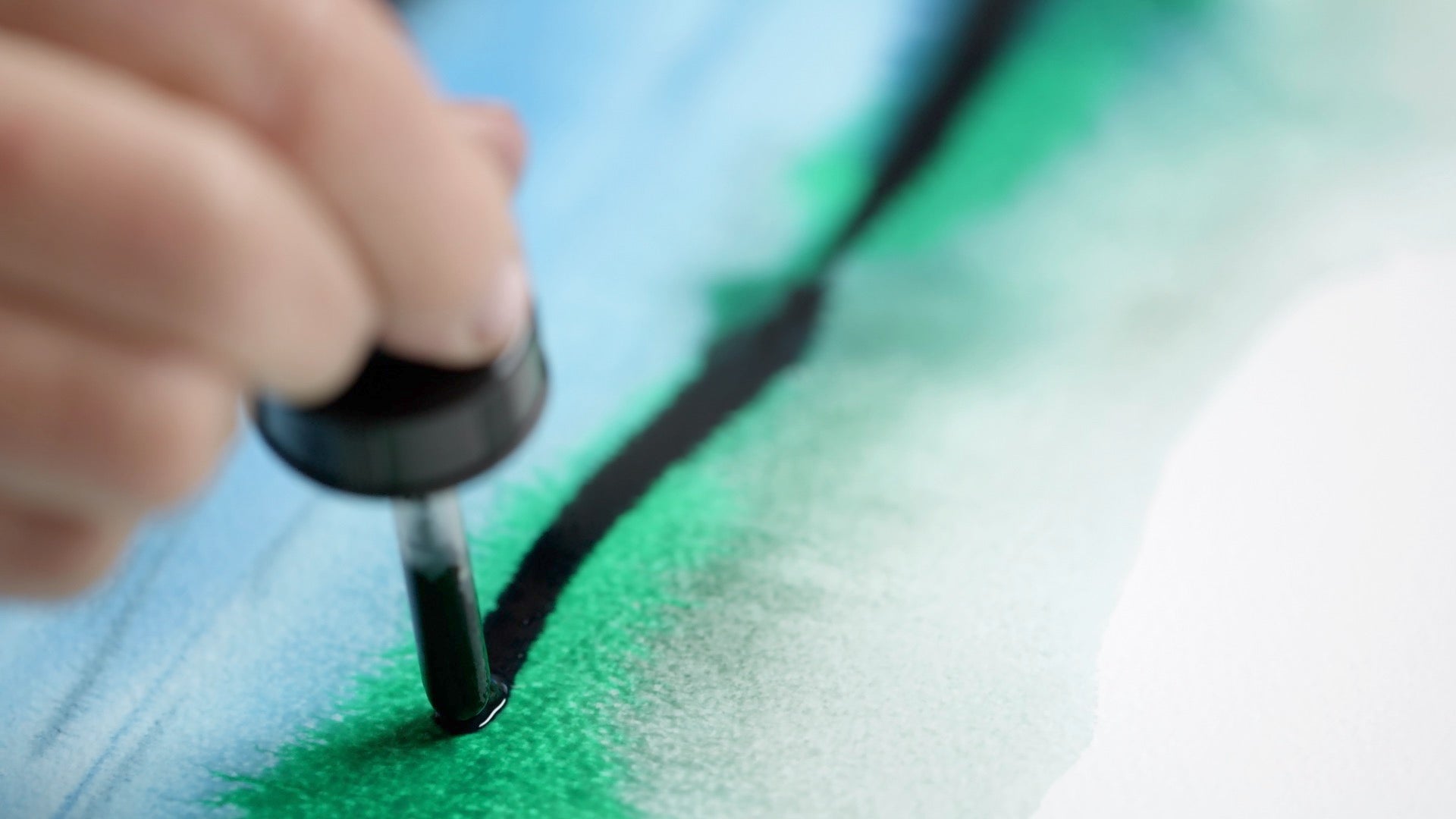 HOW TO CREATE A WATERCOLOR STYLE LANDSCAPE WITH ACRYLIC INK – Liquitex